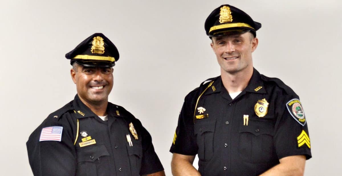 Burlington Police Department Celebrates Two Officer Promotions ...